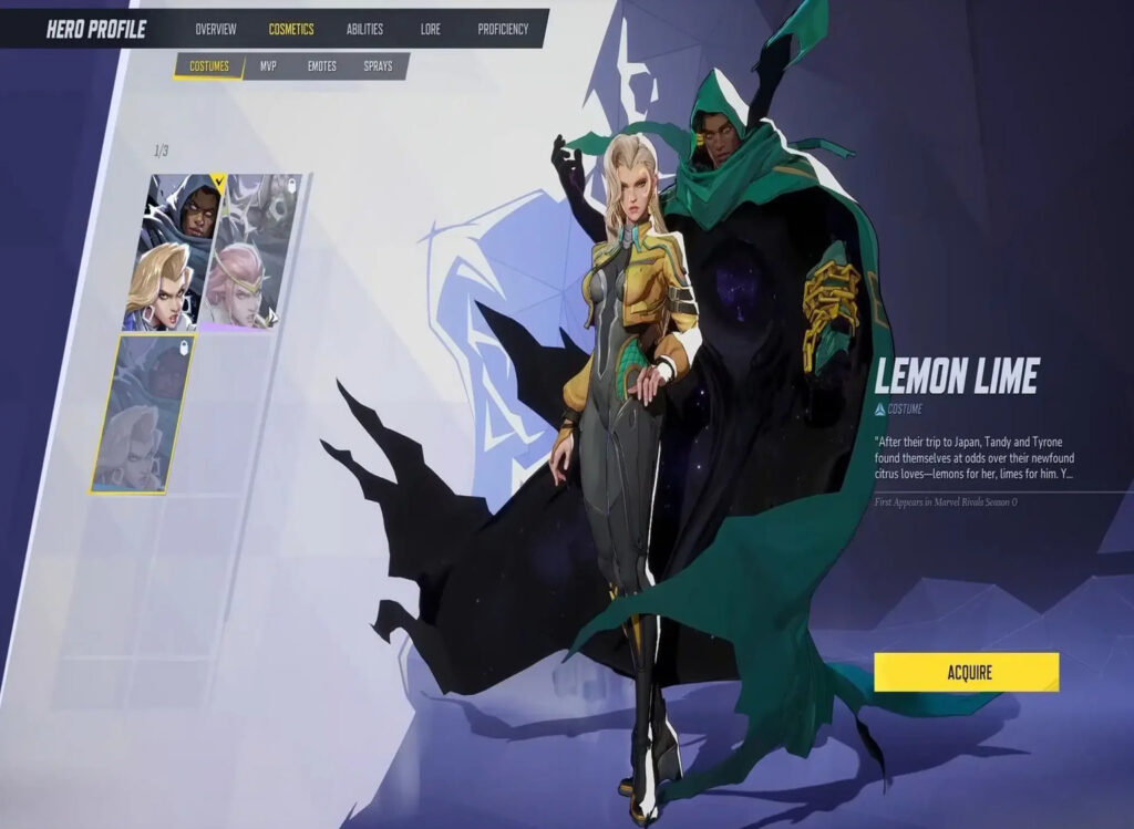 All Cloak and Dagger Skins in Marvel Rivals